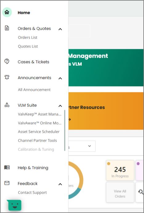 ValvCentral Dashboard